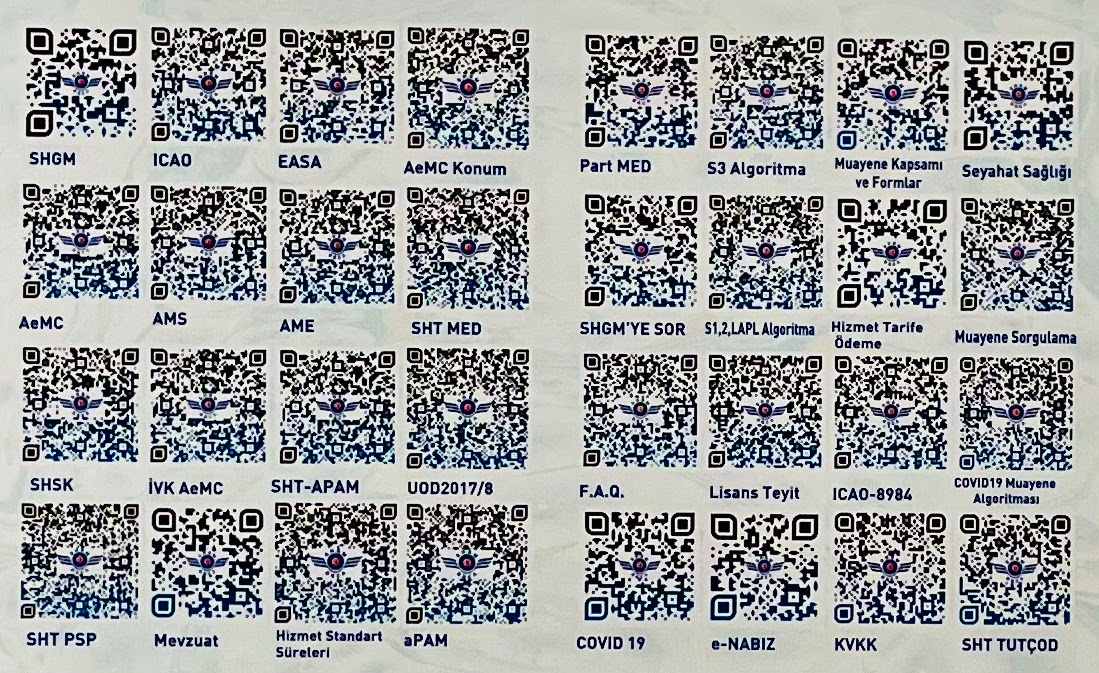 SHGM QR CODE – Samsun Hava Sağlık Ofisi